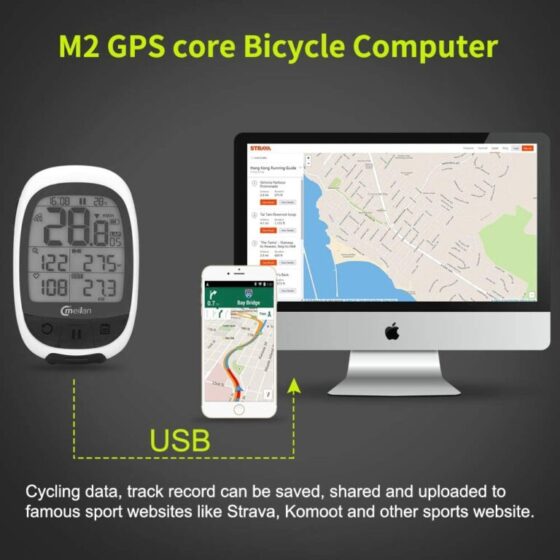 Computadora Meilan M2 Oval GPS – Biciup